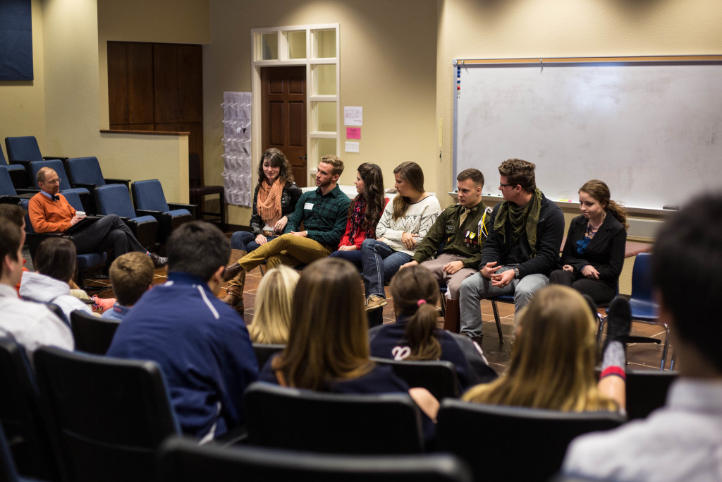 Alumni Panel Speaks to Senior Class - The Brook Hill School