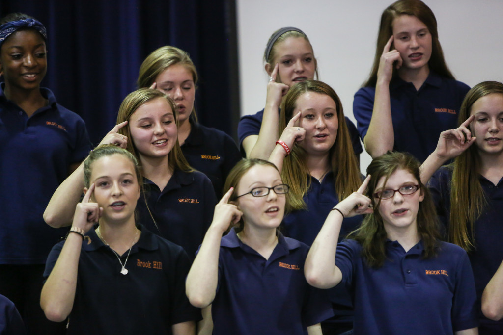 7th & 8th Grade Choir Performs - The Brook Hill School