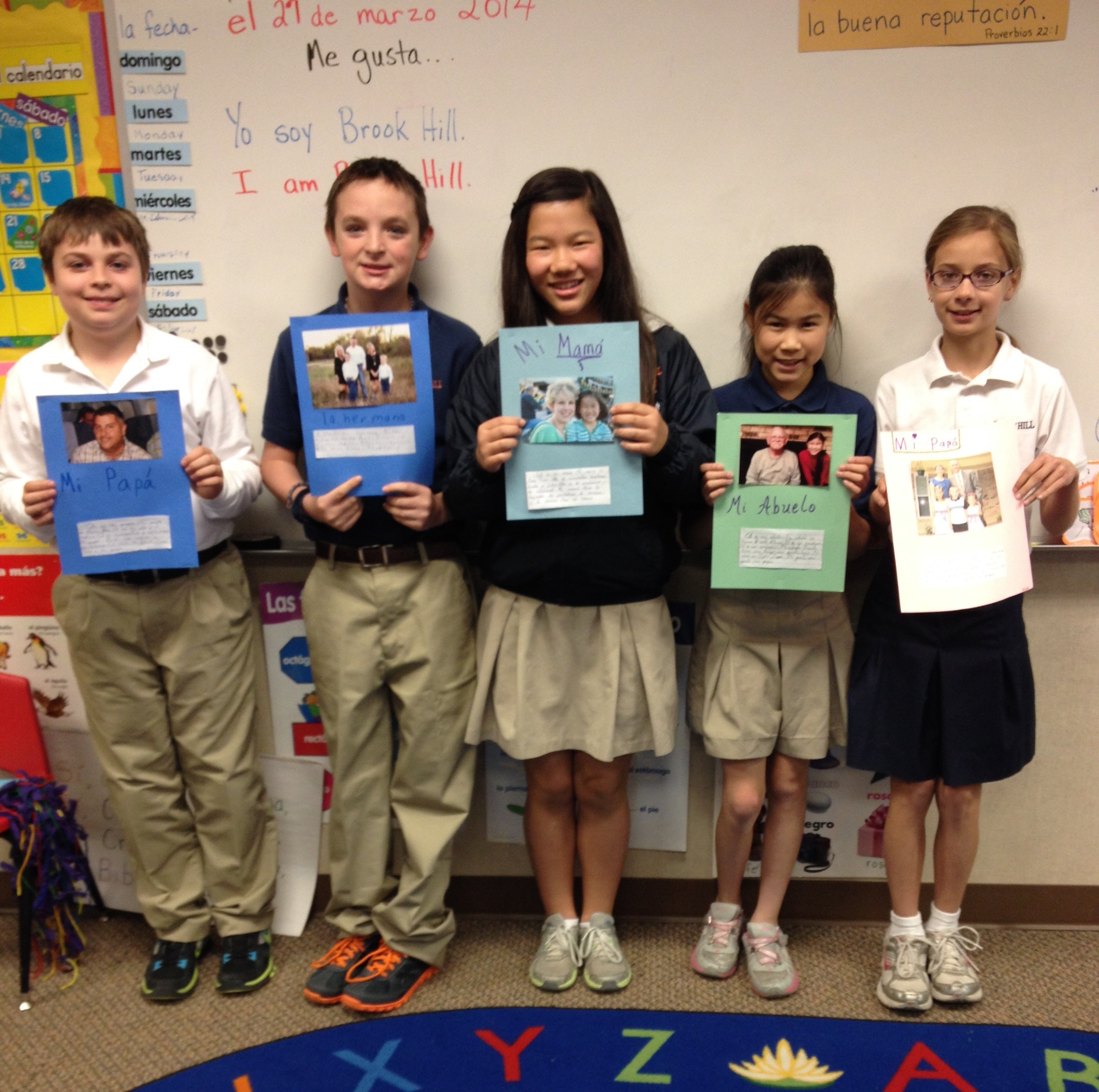 Lower School Fifth Grade Spanish Lesson - The Brook Hill School
