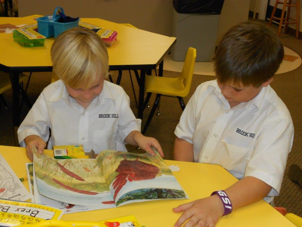 Fourth Grade Reading Pals - The Brook Hill School