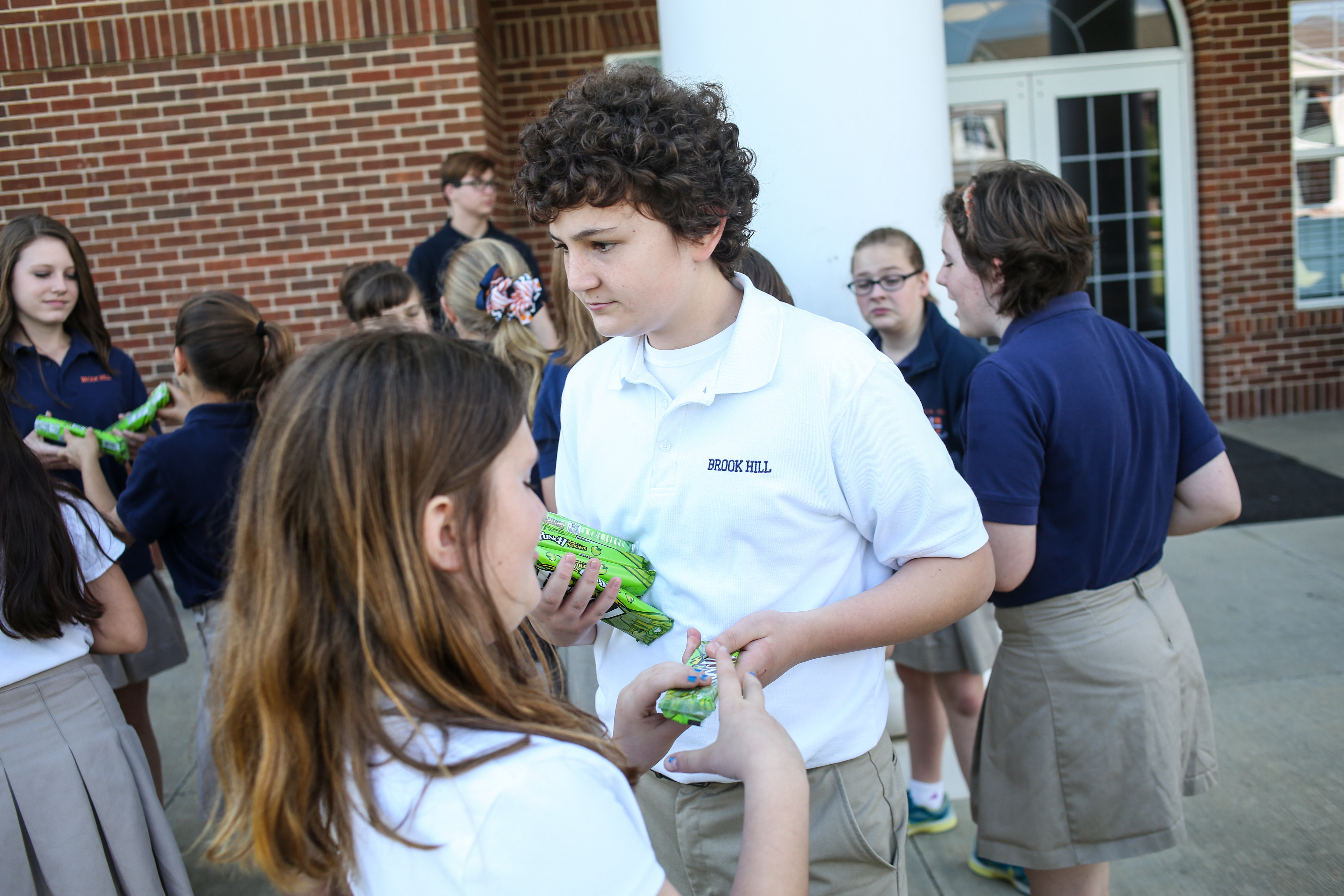 5th Grade Visits Middle School - The Brook Hill School