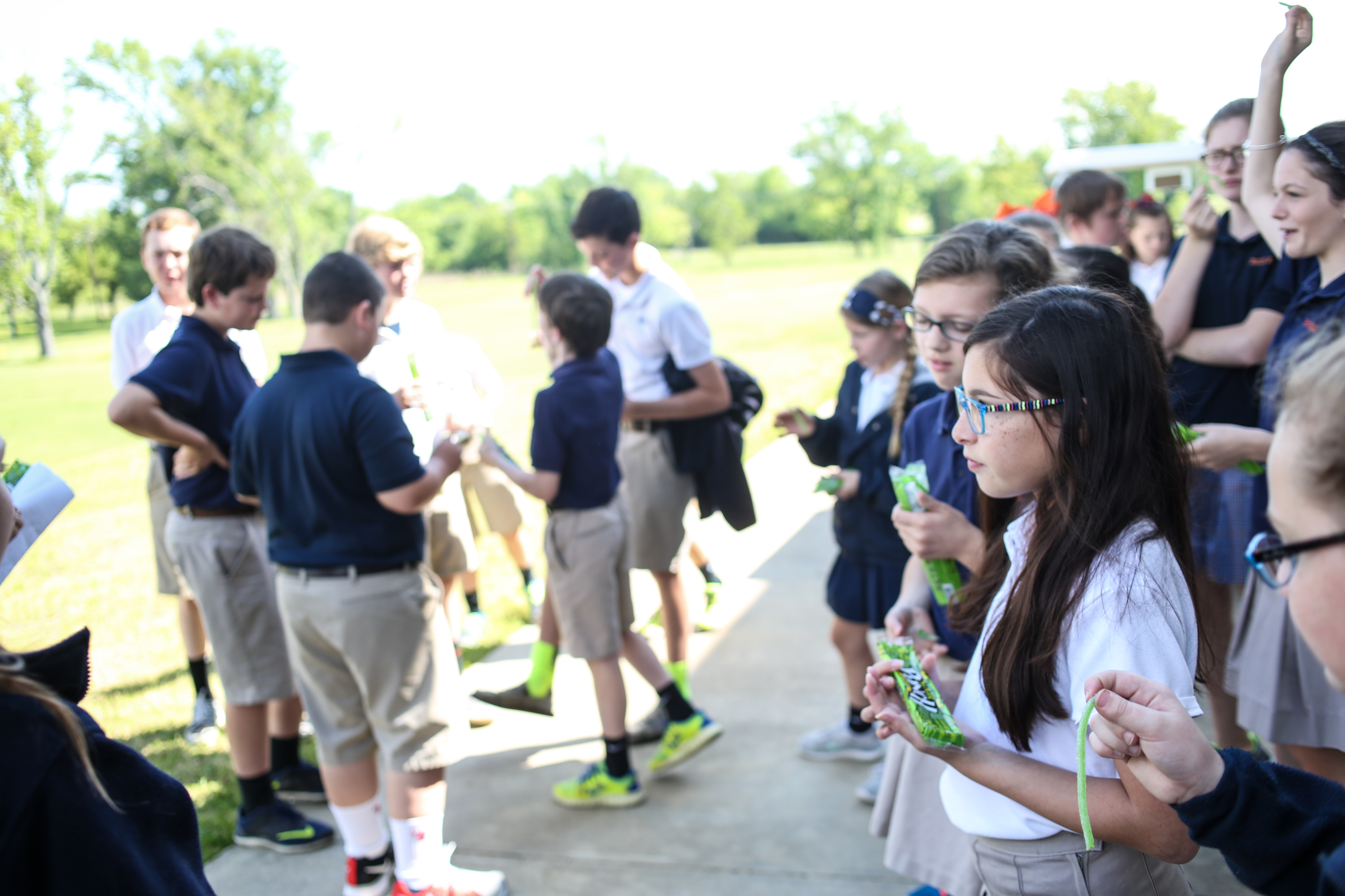 5th Grade Visits Middle School - The Brook Hill School