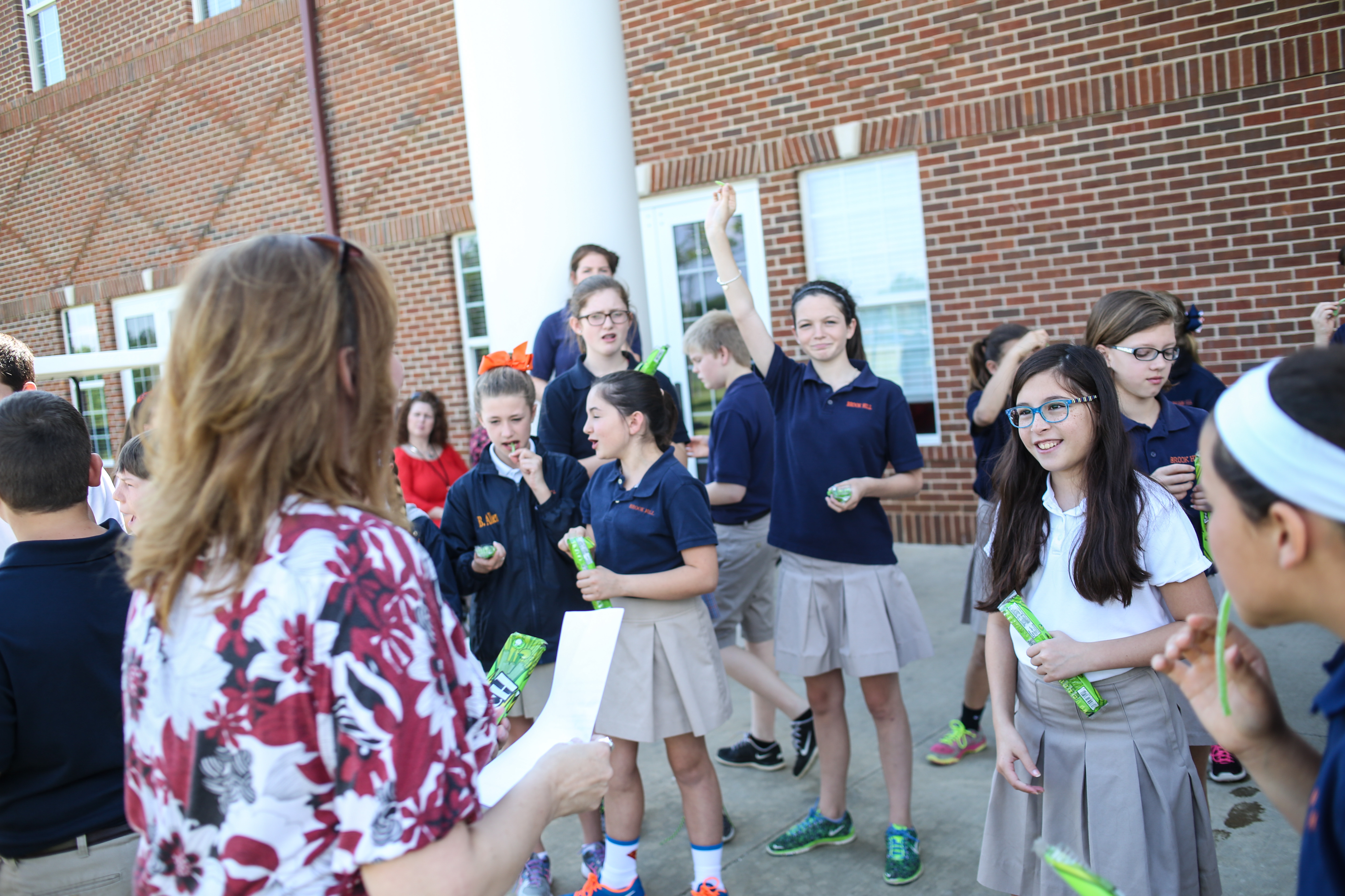 5th Grade Visits Middle School - The Brook Hill School