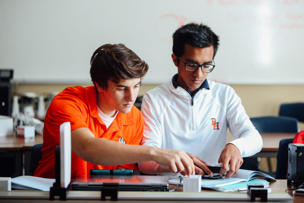 Studying Optics in Physics - The Brook Hill School