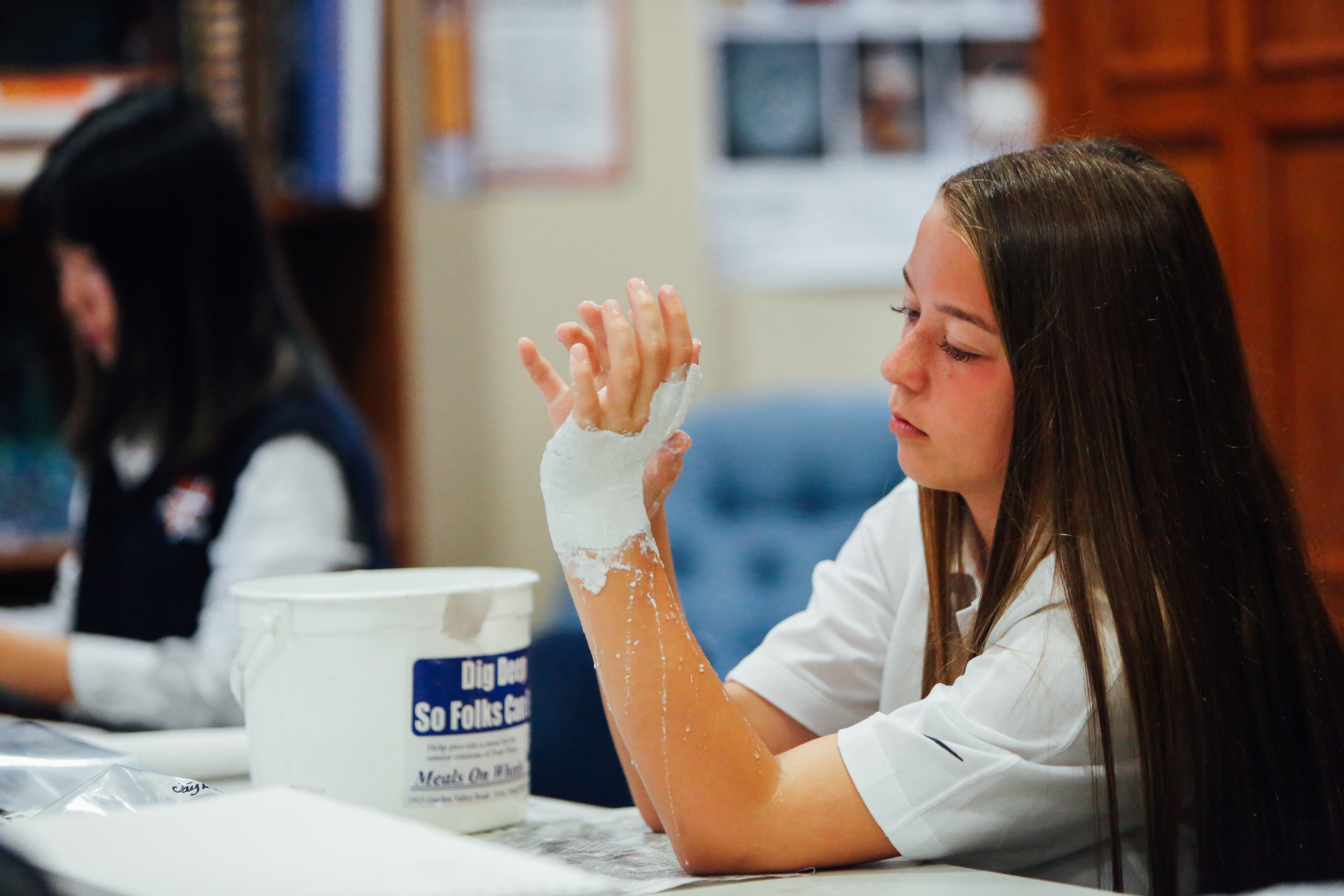Art 1 Makes Hand Scultures - The Brook Hill School