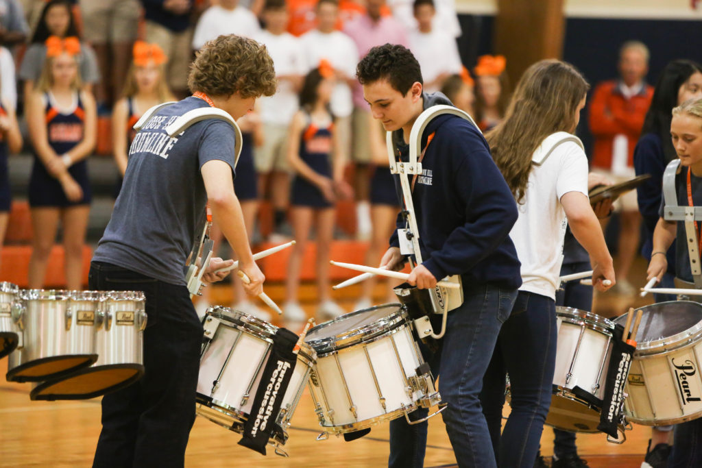Getting Loud for the Big Game! - The Brook Hill School