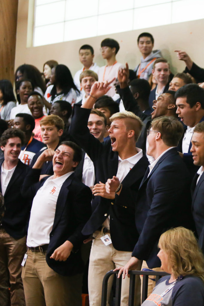 Getting Loud for the Big Game! - The Brook Hill School