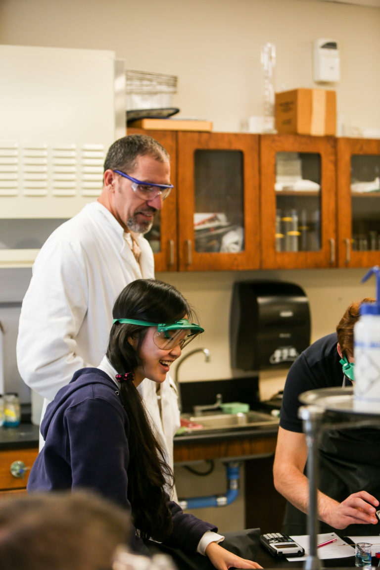 Silver grows on copper wire this week in lab | Brook Hill School ...