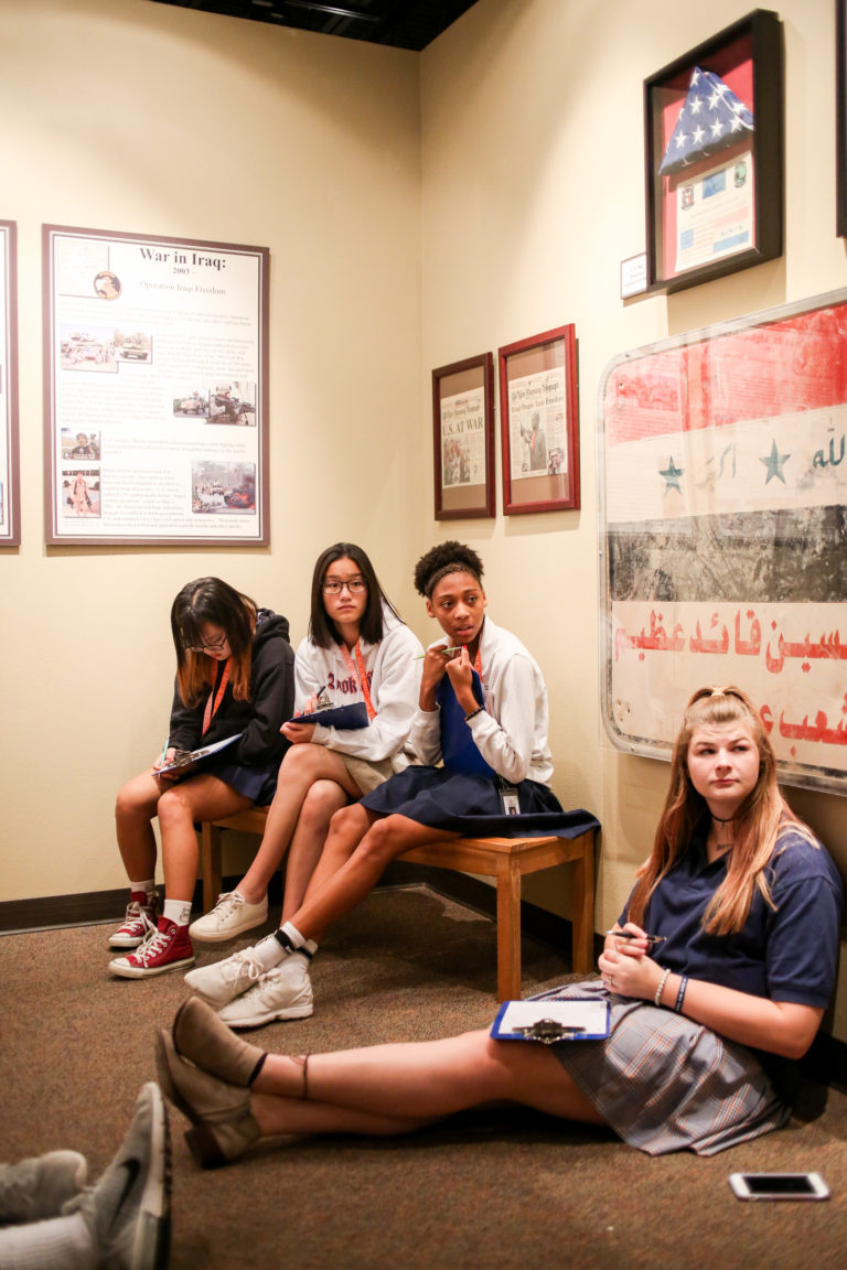 Eleventh grade in American Freedom Museum for 9/11 - The Brook Hill School