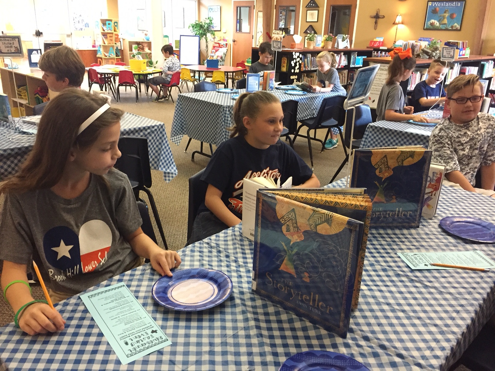 Lower School library hosts a book tasting - The Brook Hill School