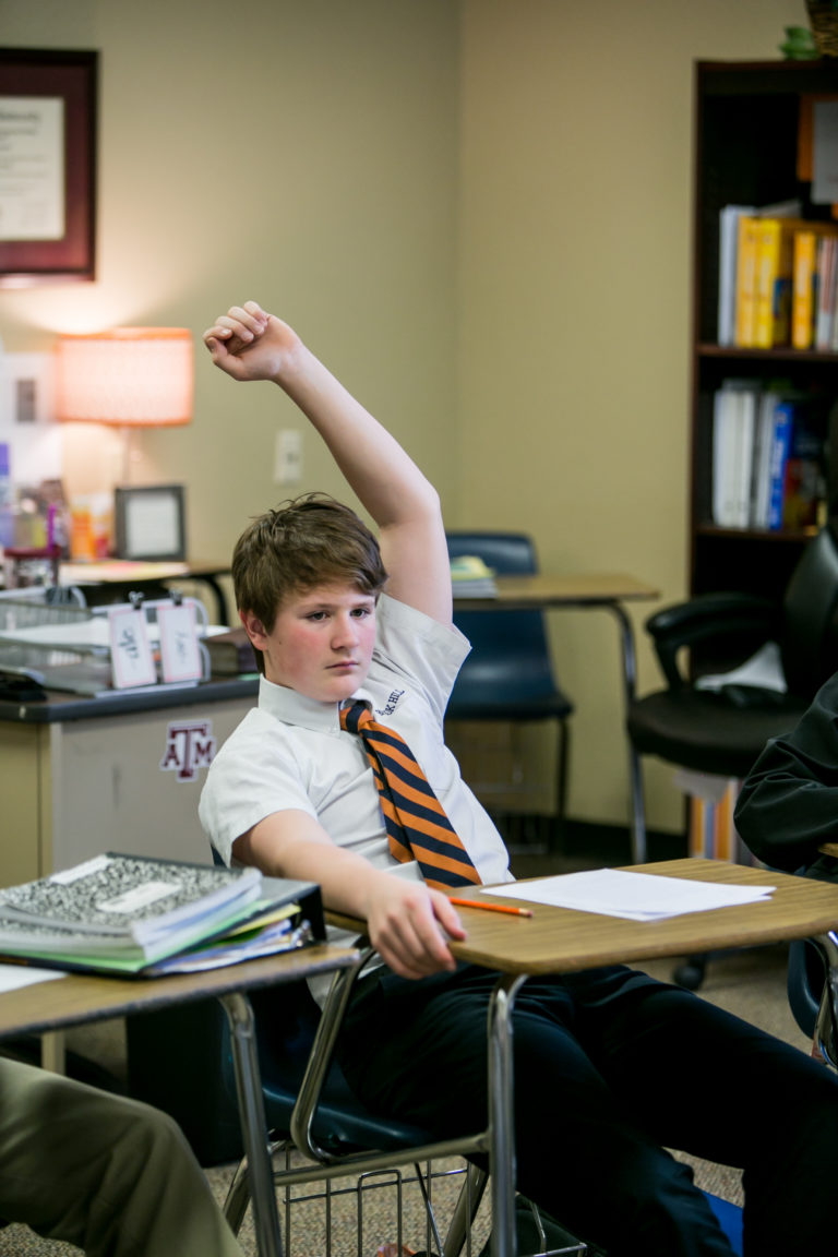 Middle schoolers learn MLA Format - The Brook Hill School